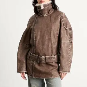 DIESEL® G-eyser Faux Shearling Coat