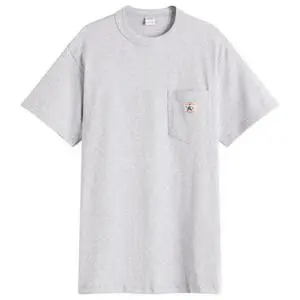 RANDY'S GARMENTS Logo Pocket T-shirt Presented End - Heather Grey