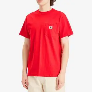 RANDY'S GARMENTS Logo Pocket T-shirt Presented End - Red