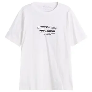 MAHARISHI Japanese Menko Card T-shirt - White