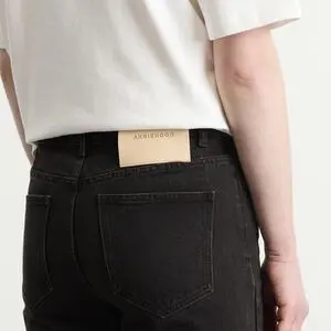 ANNIE HOOD Straight Leg Denim Jeans