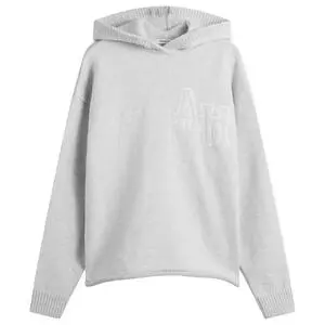 ANNIE HOOD Knit Hoodie - Grey