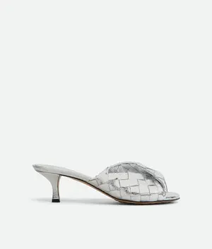 Bottega Veneta Blink Mule - Silver