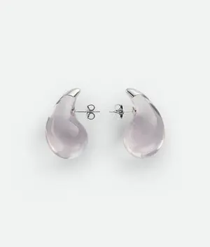 Bottega Veneta Drop Earrings - Transparent