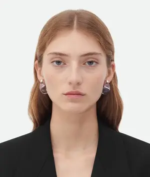 Bottega Veneta Drop Earrings - Transparent