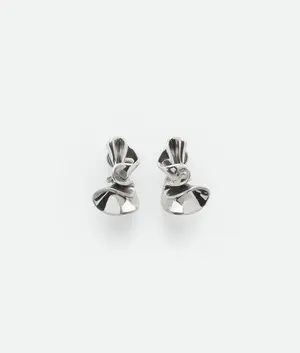 Bottega Veneta Small Anemone Earrings - Silver
