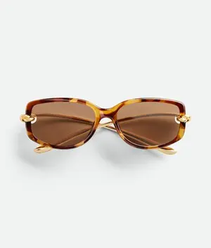 BOTTEGA VENETA Bottega Veneta Knot Rectangular Sunglasses