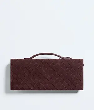Bottega Veneta Andiamo Clutch - Deep Mahogany