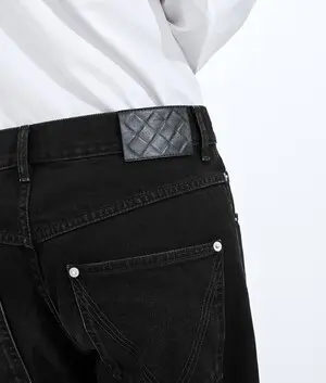 Bottega Veneta Faded Turned-up Jeans