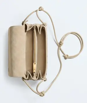 Bottega Veneta Notturno Intrecciato Pouch - Ecru