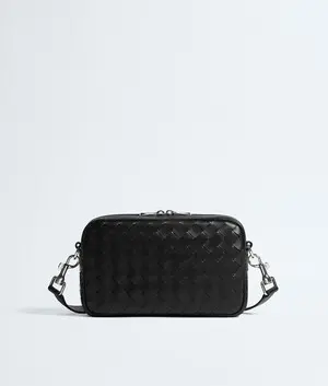 Bottega Veneta Intrecciato Camera Bag - Black