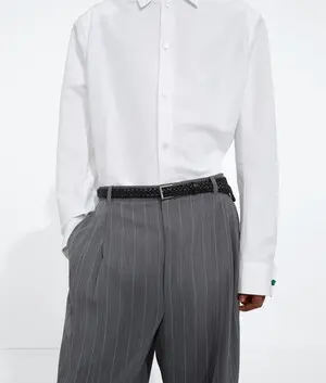 Bottega Veneta Solo Belt - Black