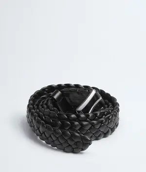 Bottega Veneta Solo Belt - Black