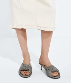 Bottega Veneta Cherry Mule - Basalt