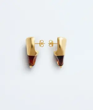 Bottega Veneta Small Prisma Earrings - Taffy