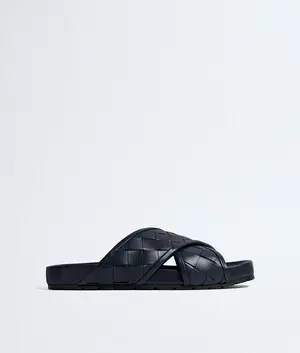 Bottega Veneta Tarik Mule - Midnight