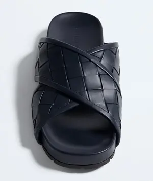 Bottega Veneta Tarik Mule - Midnight