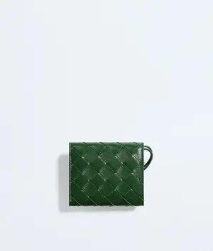 Bottega Veneta Andiamo Tri-fold Wallet - Basil