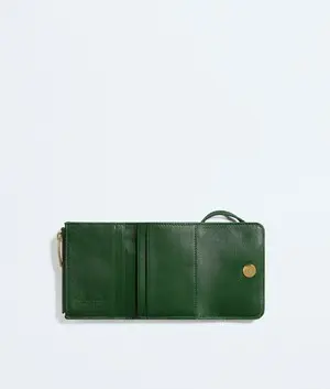 Bottega Veneta Andiamo Tri-fold Wallet - Basil