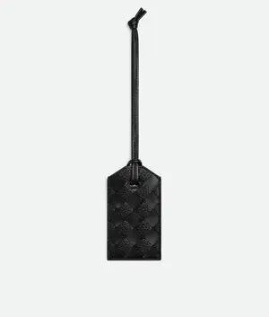 Bottega Veneta Getaway Tag Holder - Black
