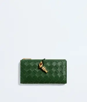 Bottega Veneta Andiamo Long Wallet - Basil