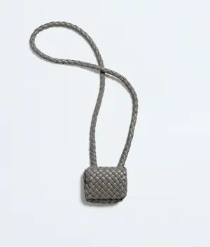Bottega Veneta Tosca Airpods Case On Strap - Basalt