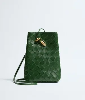 Bottega Veneta Andiamo Phone Pouch - Basil