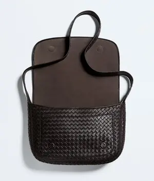 Bottega Veneta Veneto Large Messenger - Espresso