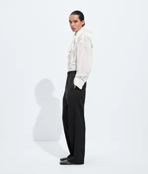 Bottega Veneta Wool Grain De Poudre Trousers
