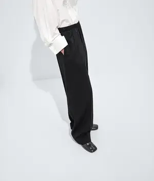 Bottega Veneta Wool Grain De Poudre Trousers