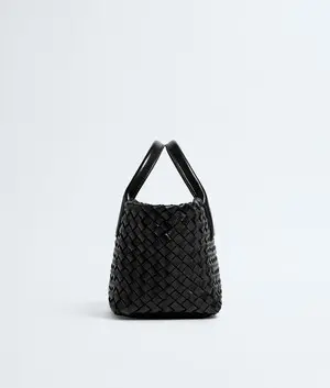 Bottega Veneta Mini Cabat - Black