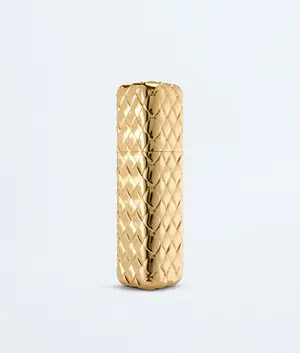 Bottega Veneta Intreccio Perfume Travel Case - Gold