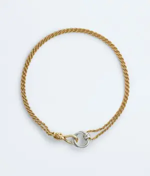 Bottega Veneta Yellow Gold Necklaces