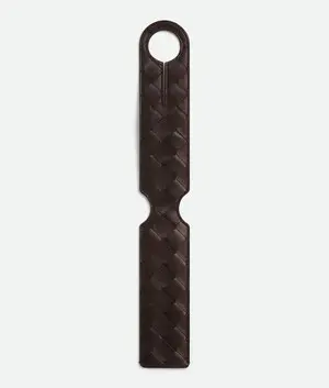 Bottega Veneta Intrecciato Long Tag Holder - Fondant