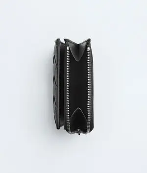 Bottega Veneta Intrecciato Bi-fold Wallet With Zip