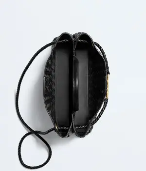 Bottega Veneta East-west Andiamo Bag - Black