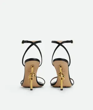 Bottega Veneta Knot Sandal - Black