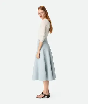 Bottega Veneta Wool Boucle Skirt - Bubble