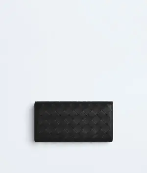 Bottega Veneta Intrecciato Large Flap Wallet