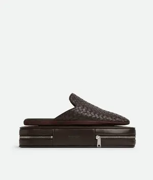 Bottega Veneta Palazzo Slipper With Travel Case