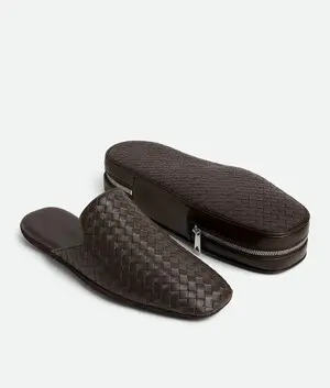 Bottega Veneta Palazzo Slipper With Travel Case