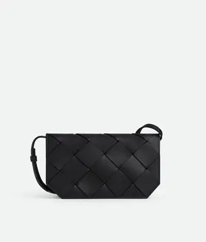 Bottega Veneta Diago Phone Pouch - Black