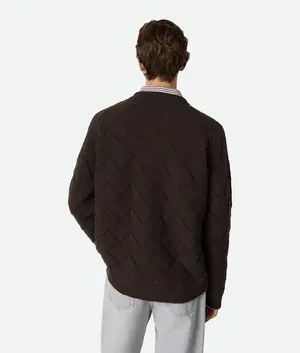 Bottega Veneta Intrecciato Wool Jumper - Double Espresso