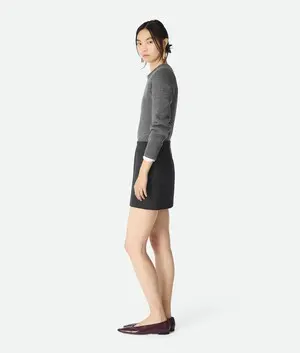 Bottega Veneta Lightweight Cotton Mini Skirt