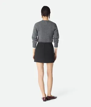 Bottega Veneta Lightweight Cotton Mini Skirt