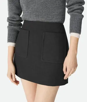 Bottega Veneta Lightweight Cotton Mini Skirt
