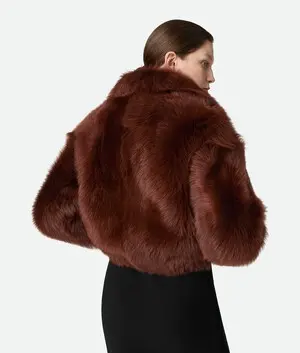 Bottega Veneta Toscana Shearling Cropped Blouson