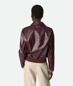 Bottega Veneta Leather Blouson - Jam