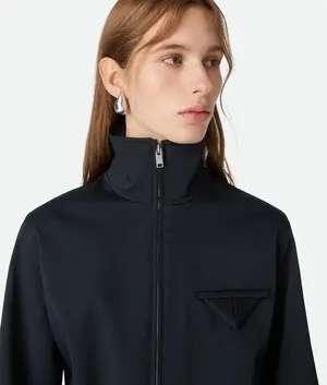Bottega Veneta Bonded Tech Wool Blouson