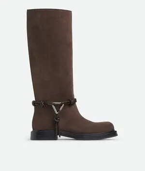 Bottega Veneta Silver Tone Boots For Women